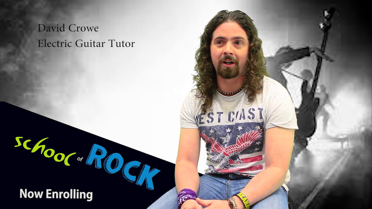 Guitar Tutor David Crowe on his first ever gig - YouTube