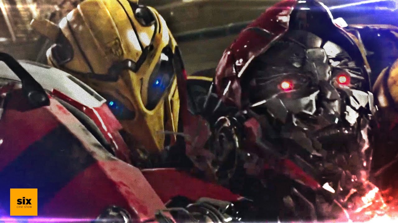 Bumblebee VS Shatter - Luta na represa | BUMBLEBEE - YouTube