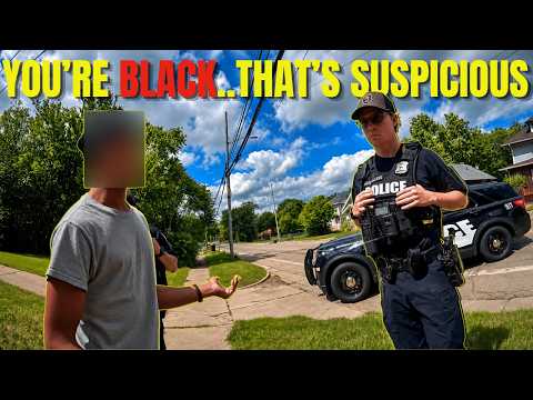 Racist Cop Detains Black Teen For Walking While Black
