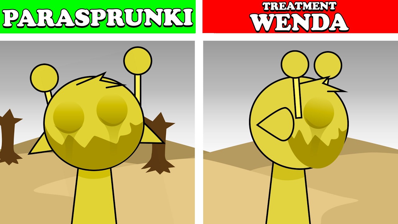 Incredibox - Sprunki Parasprunki Vs Wenda Treatment | Normal Vs Horror ...