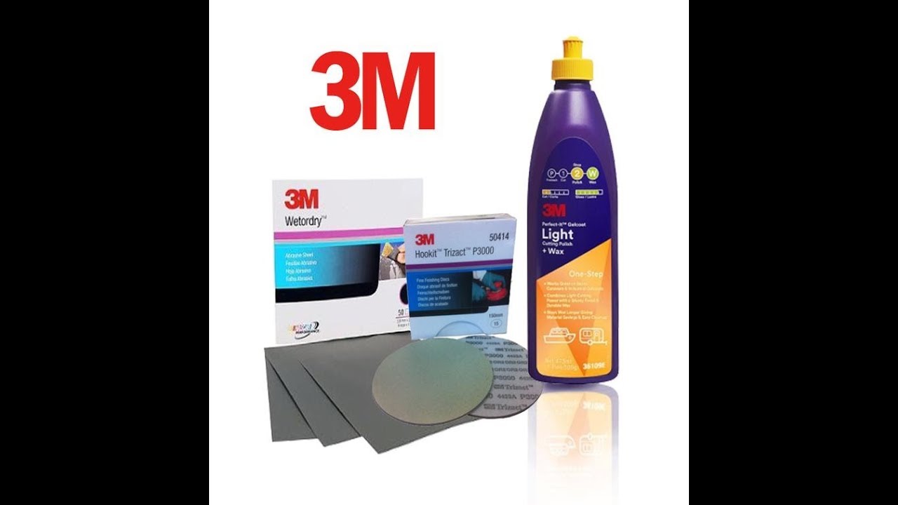 Kit 3M de ponçage lustrage polymer& résine resinpro - YouTube
