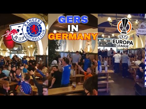 Rangers Fans in Germany | RB Leipzig vs Rangers | Europa League