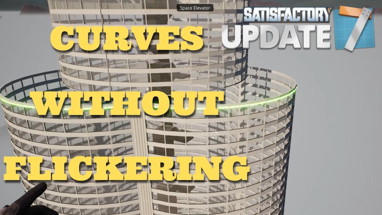 The BEST curves for roads and buildings in Satisfactory with ZERO ...
