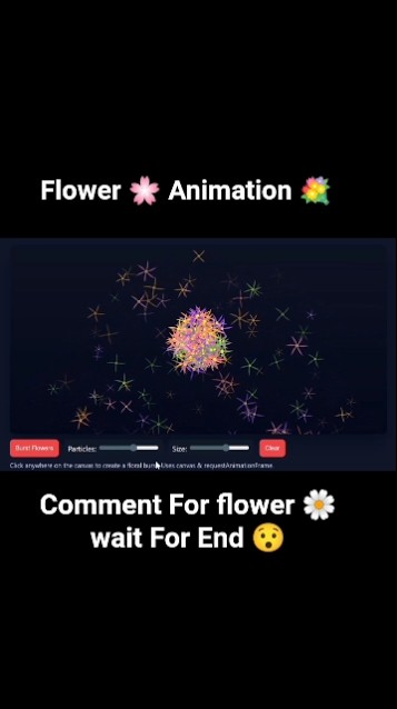 Flower 🌸🌼 Animation Project By #html #css #javascript #adityarikhari #coding 🌸🌼💻🥰 - YouTube