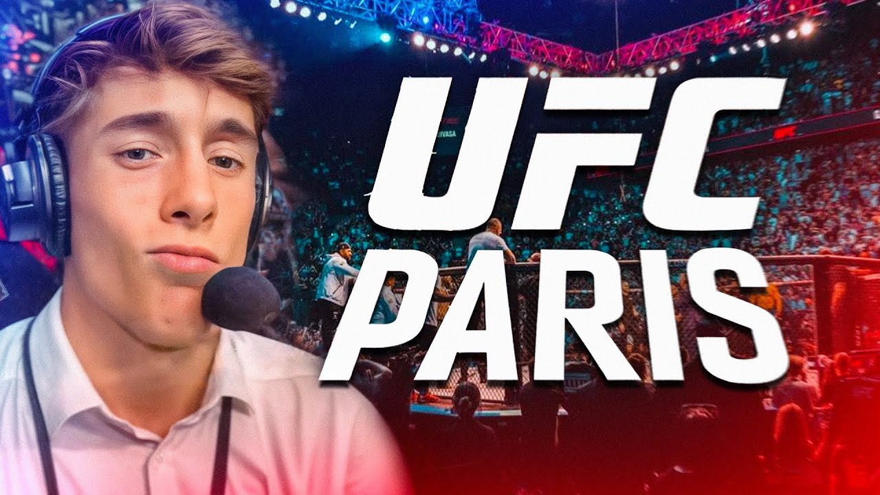 Je suis commentateur à l'UFC PARIS ! - YouTube