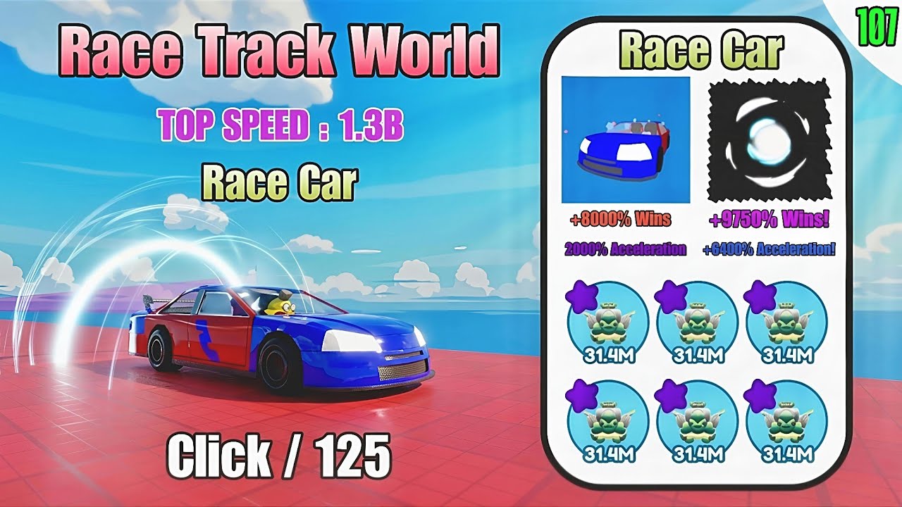 Race Track World || Race Car - Sonic Boom Ring Trail & Race Clicker ...