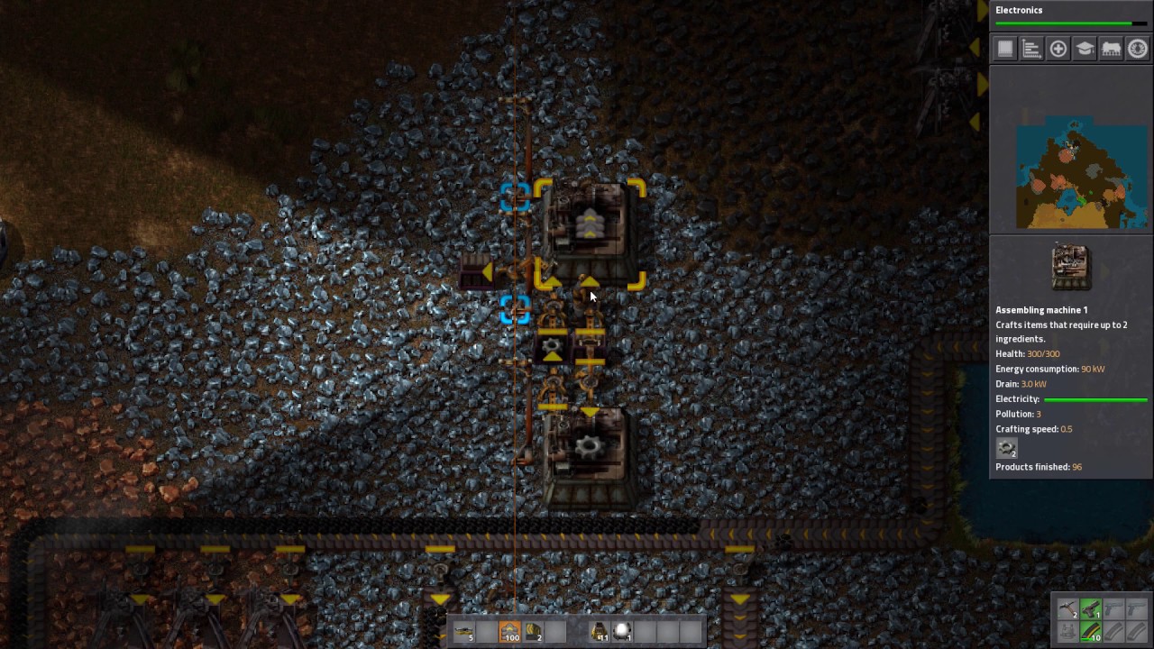 LP Factorio 2 - 2 - the first bus lines - YouTube