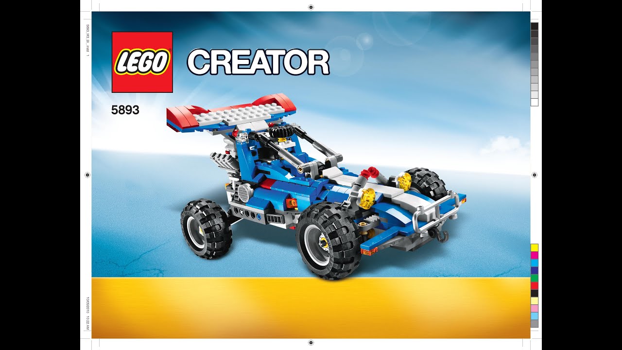 LEGO Creator Offroad Power 5893 Instructions DIY Book 4 - YouTube