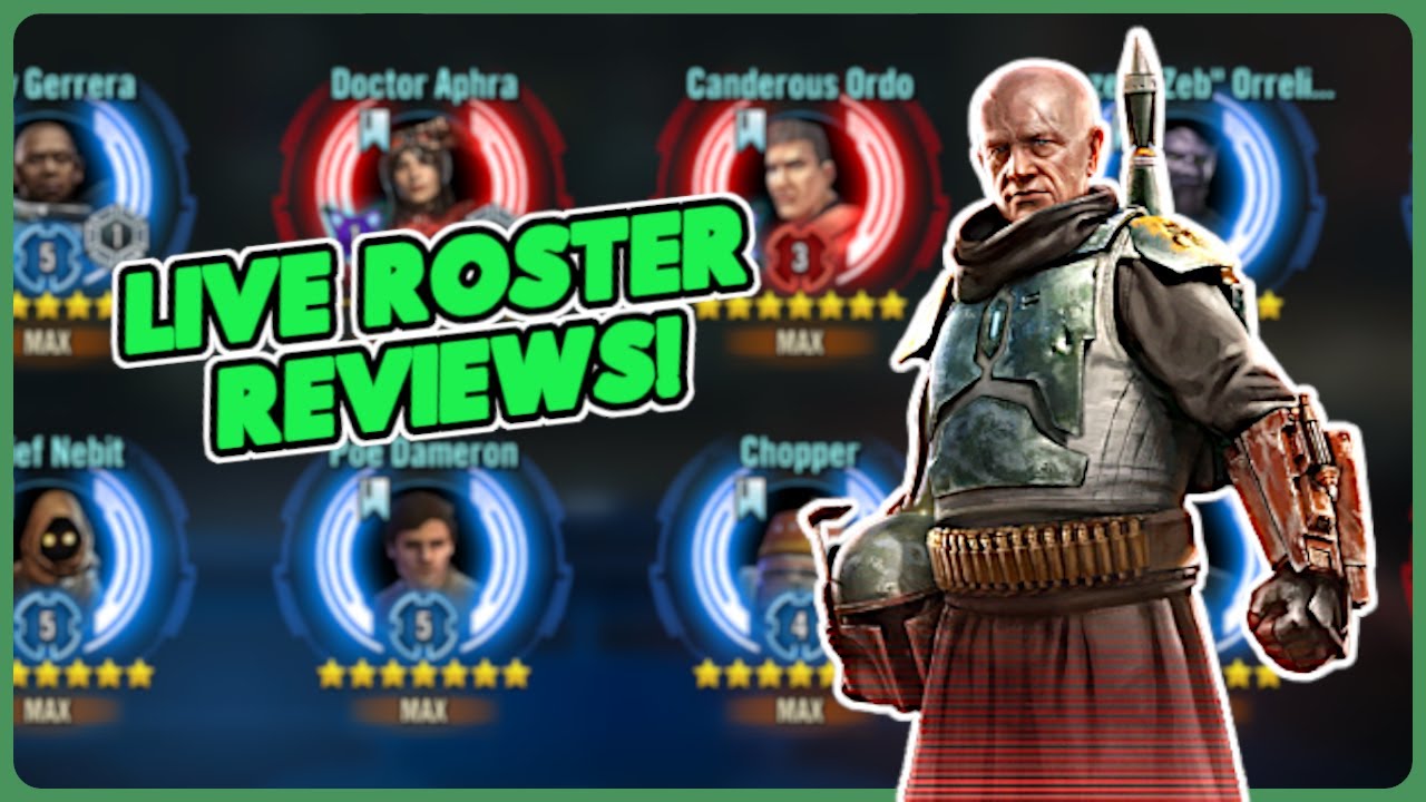 LIVE ROSTER REVIEWS! - YouTube