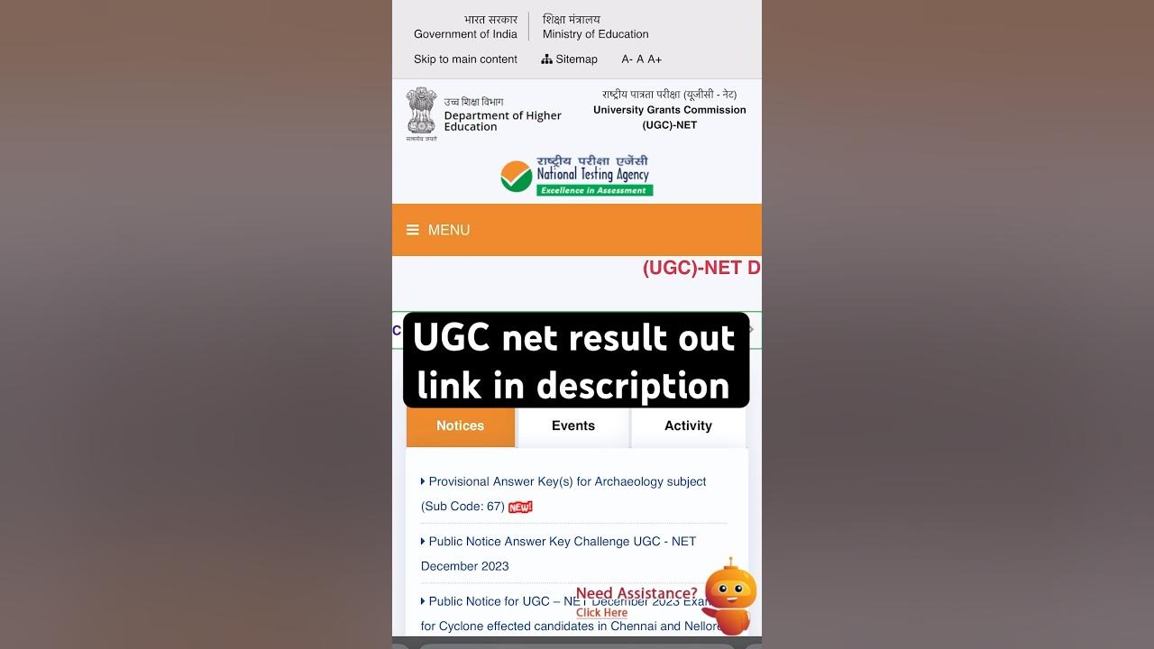 UGC net result out | Ugc net result 2023 december |ugc net result 2023#ugcnetresult # ...