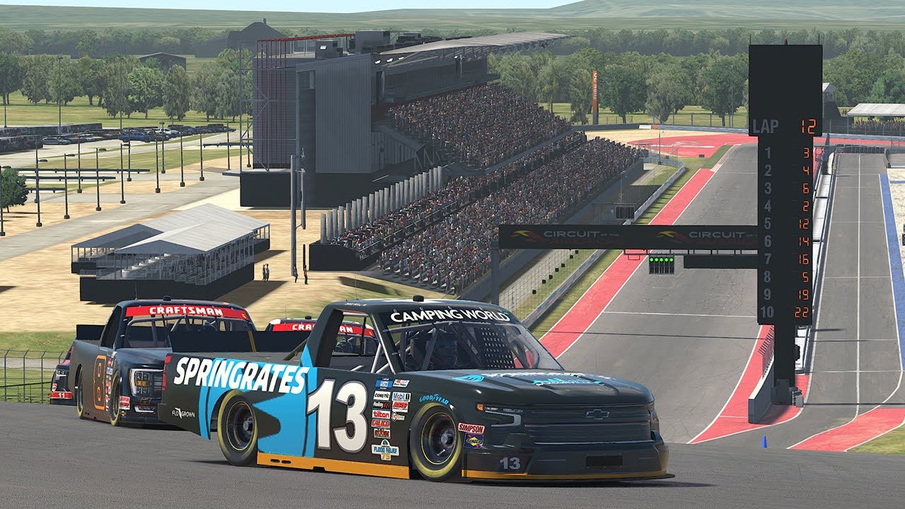 iRacing Nascar Trucks C Fixed at Circuit of the Americas (COTA) - YouTube