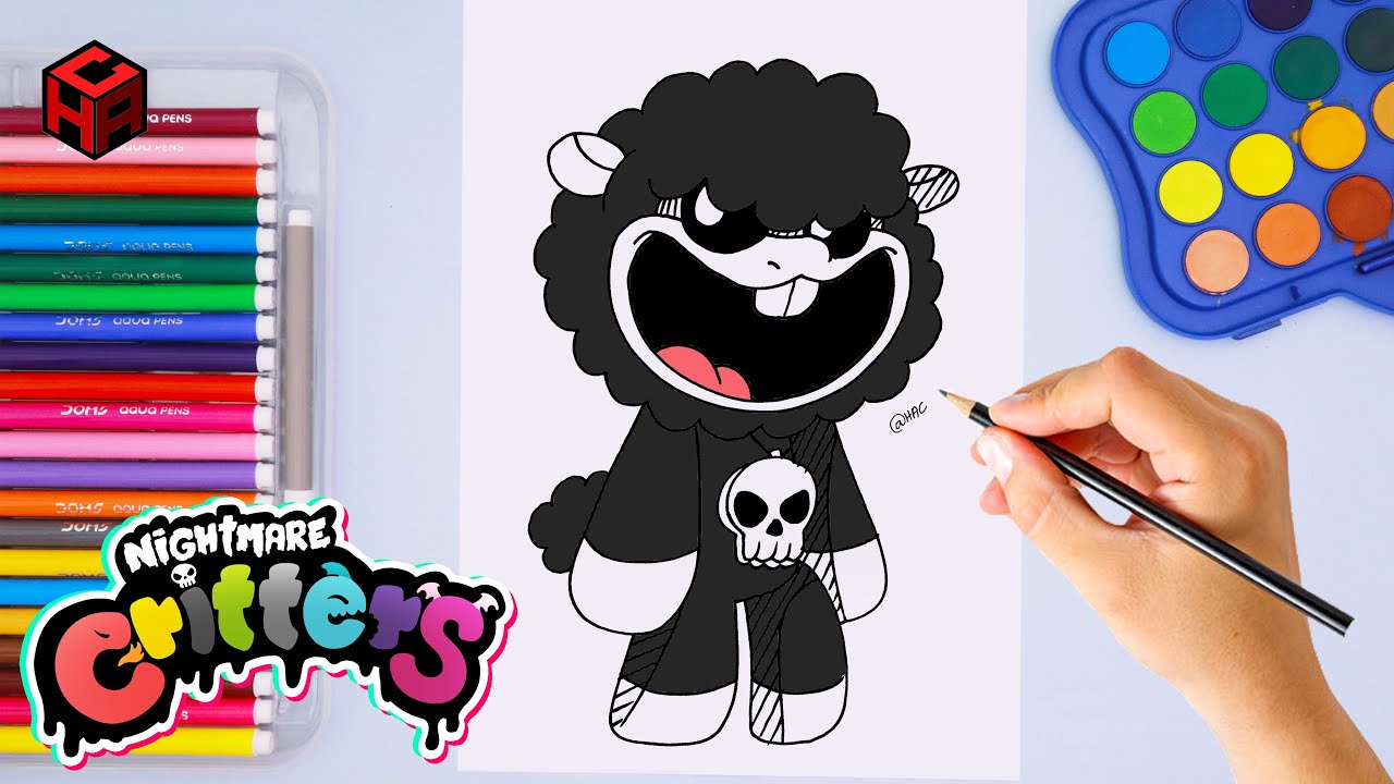How to Draw Baba Chops | Step by step | Poppy Playtime Chapter 4 ...