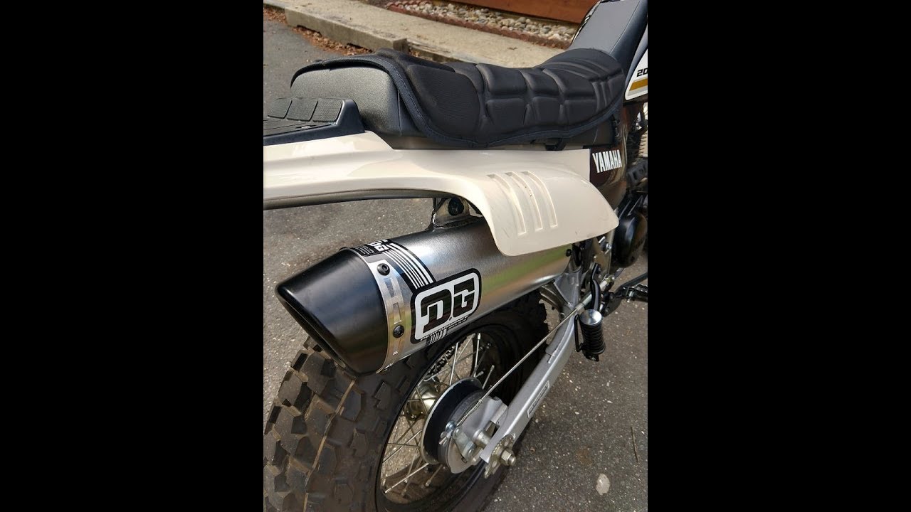TW 200 DG PERFORMANCE V2 Slip-On Muffler - YouTube