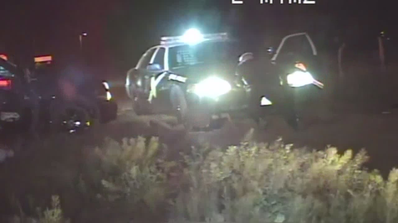 Video: Police car pins woman to ground after chase involving Majestic ...