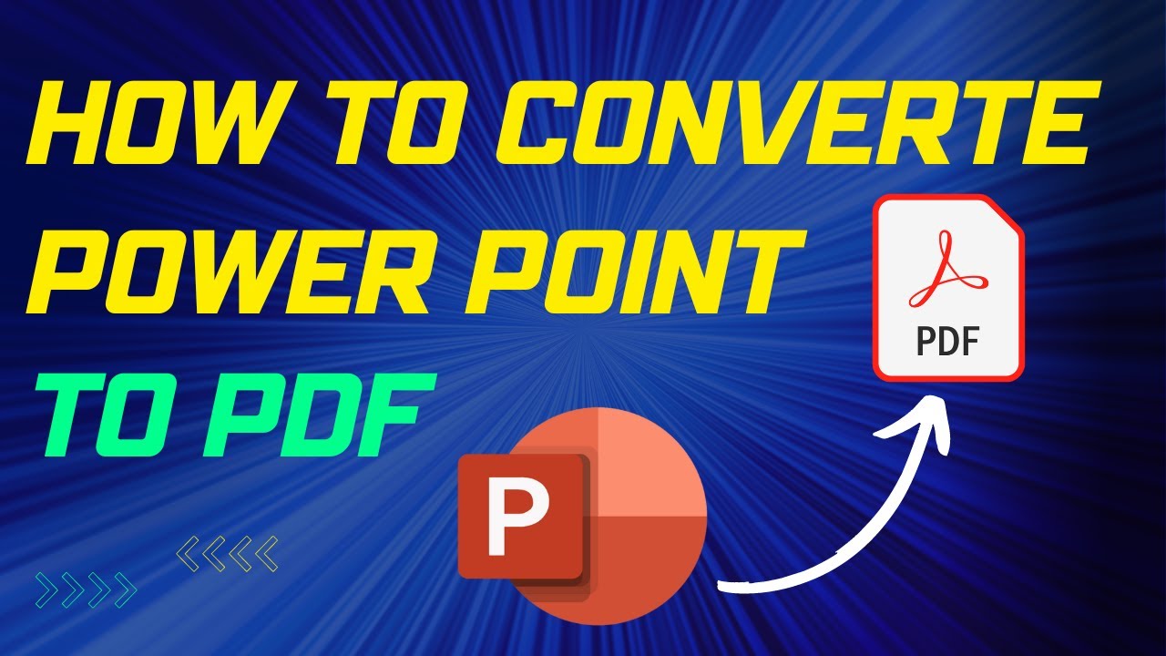 How To Convert PowerPoint To PDF Easy Tutorial YouTube How To Convert PowerPoint To PDF Easy Tutorial YouTube