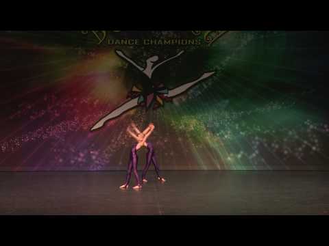 Curvature Acro Duet age 8.  Miss J and Issy