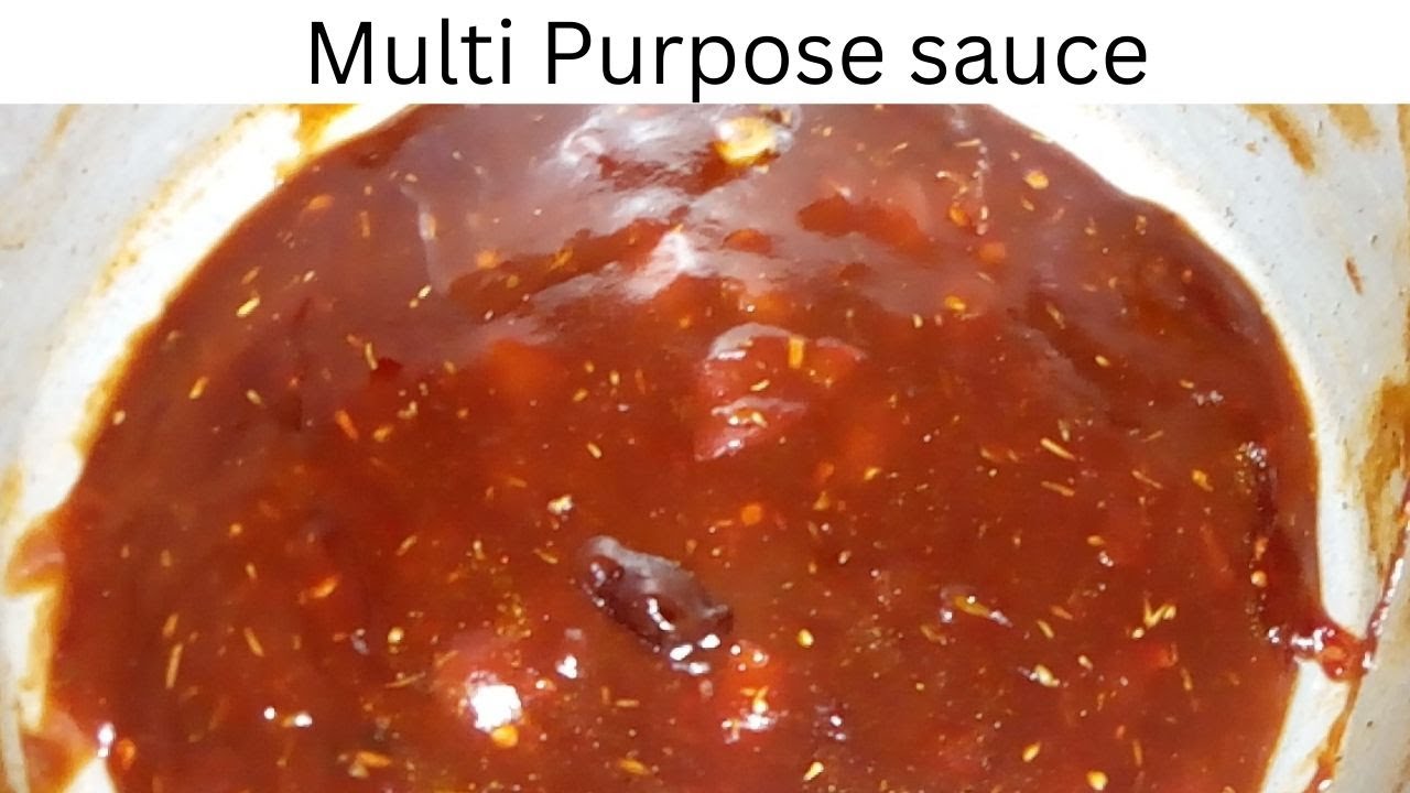 Multi Purpose sauce | Pizza sauce | How to make pizza sauce | Tomato ...
