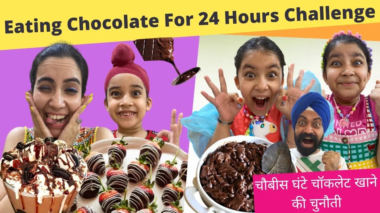 Eating Chocolate For 24 Hours Challenge | RS 1313 FOODIE | Ramneek ...