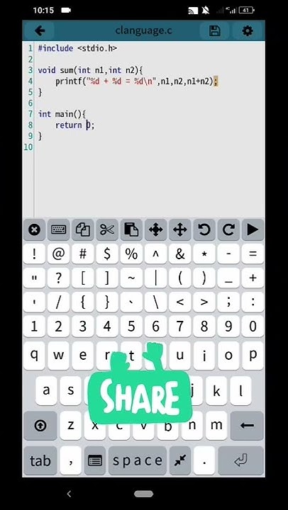 Void Keyword/ Function In C Language | why we use void | #programmer#viral#viralshorts#shorts ...