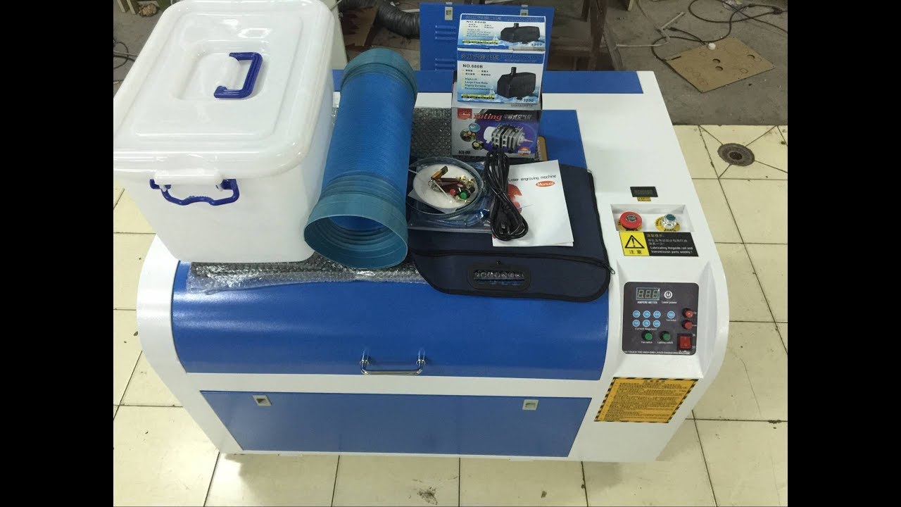HOW TO USE CORELLASER CHINA LASER MACHINE - YouTube