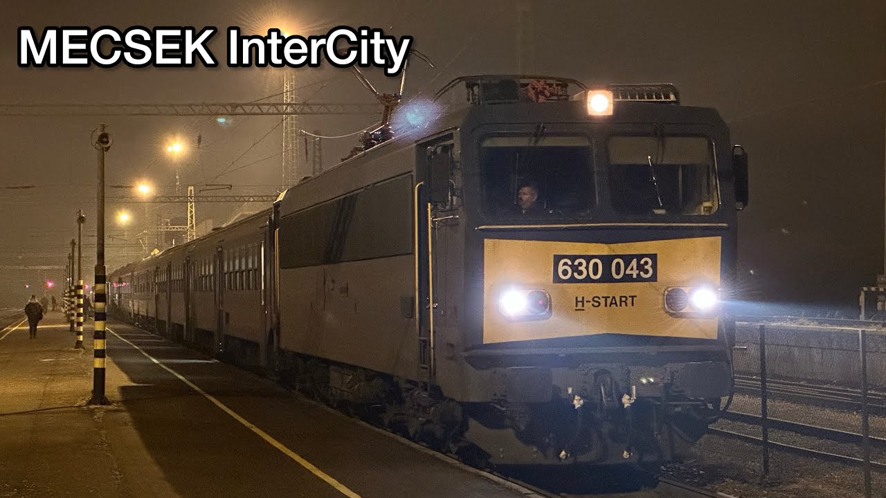 MECSEK InterCity indul Giganttal Szentlőrincről - YouTube