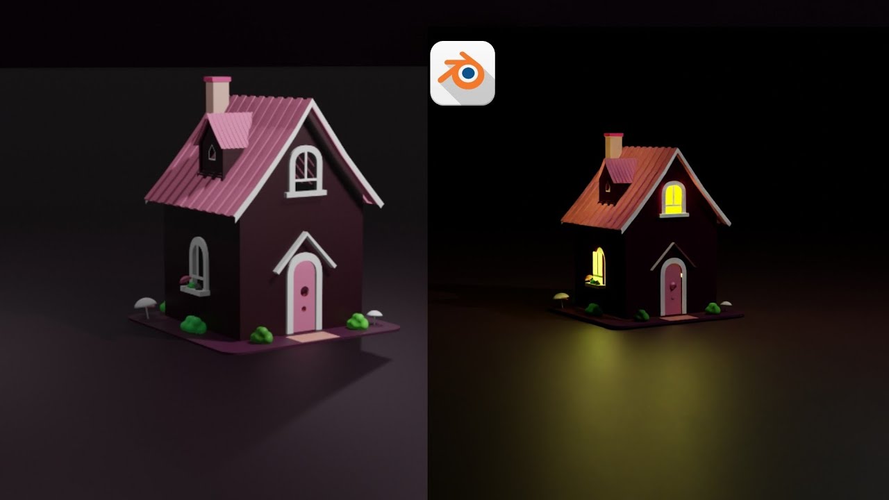 Make a Beautiful House in blender | Blender Tutorial #blender #3dart ...