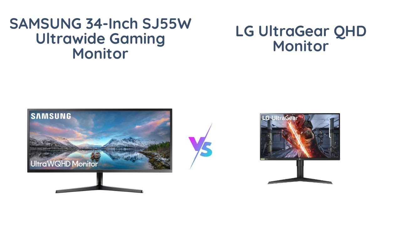 Samsung vs LG Gaming Monitors - YouTube