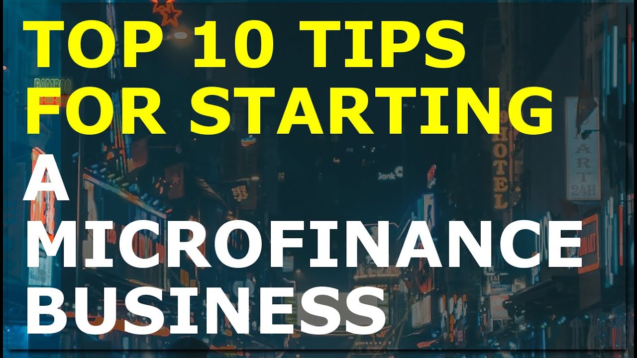 How to Start a Microfinance Business | Free Microfinance Business Plan ...