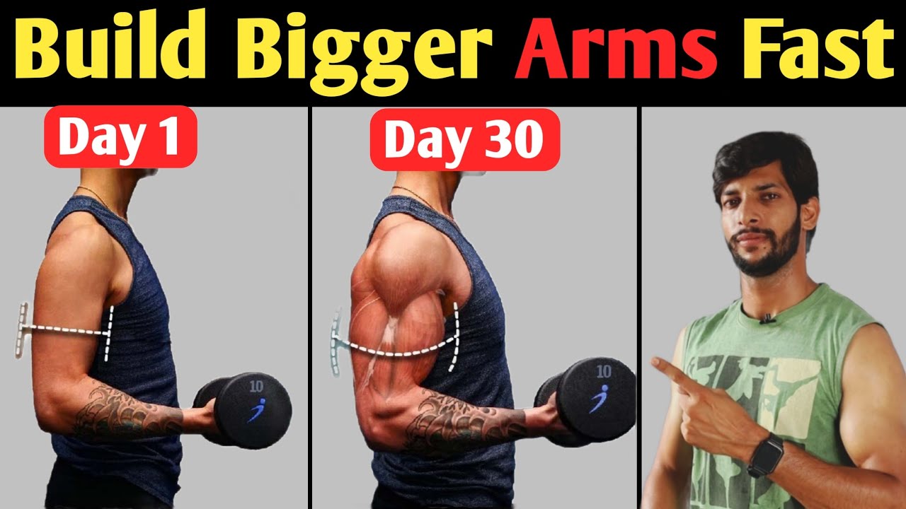 Get Bigger Arms || Arms Workout At Home || Biceps and Triceps Workout ...