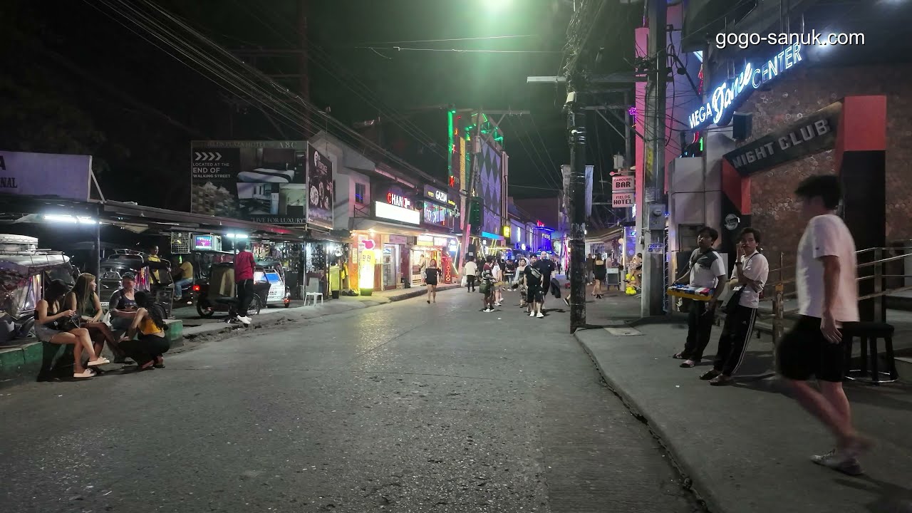 Night Walk Around Angeles Walking Street: Exploring Vibrant Nightlife ...