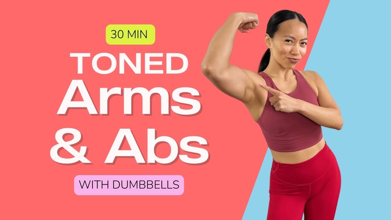 30 Min FULL STANDING Upper Body Workout With Dumbbells (Target ...