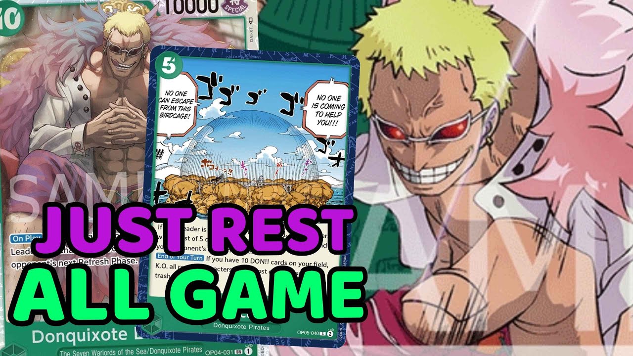 Green Purple Doffy Deck Gameplay - One Piece Card Game - YouTube