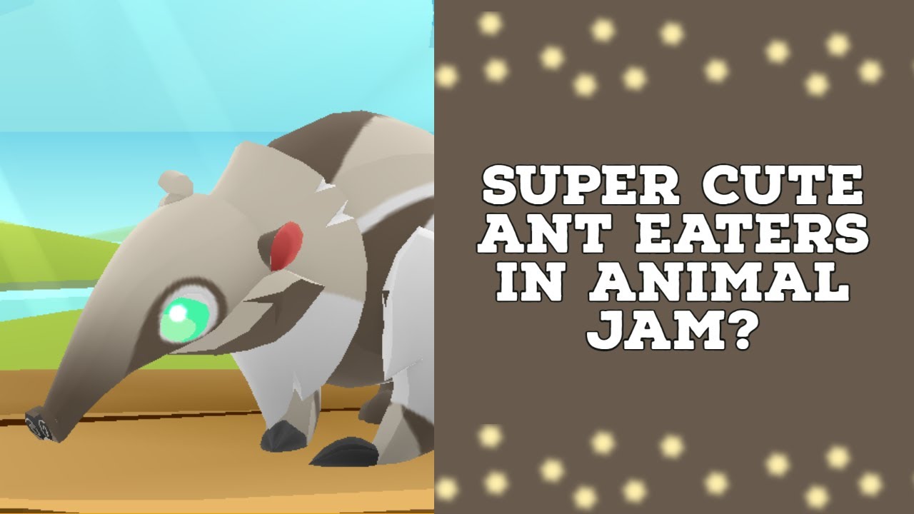 Adorable anteater in Animal Jam! - YouTube