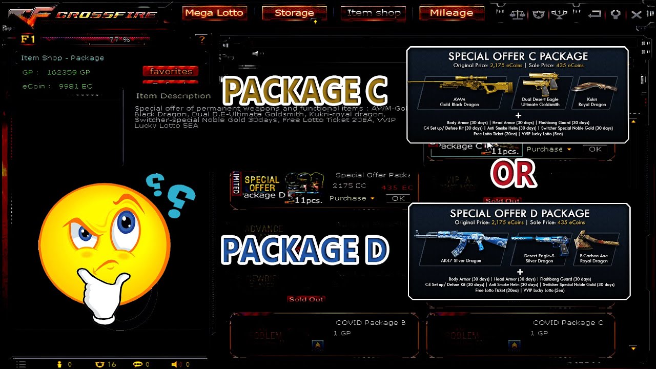 CFPH: Buying Package C and Package D - RhodosG3rund - YouTube