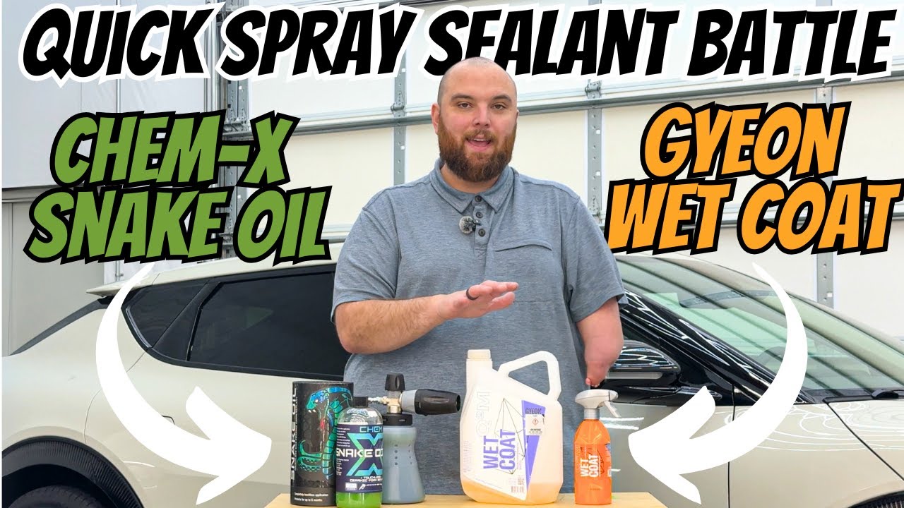 The Best Spray Ceramic Sealant Is… Gyeon Wet Coat vs Chem-X Snake Oil ...