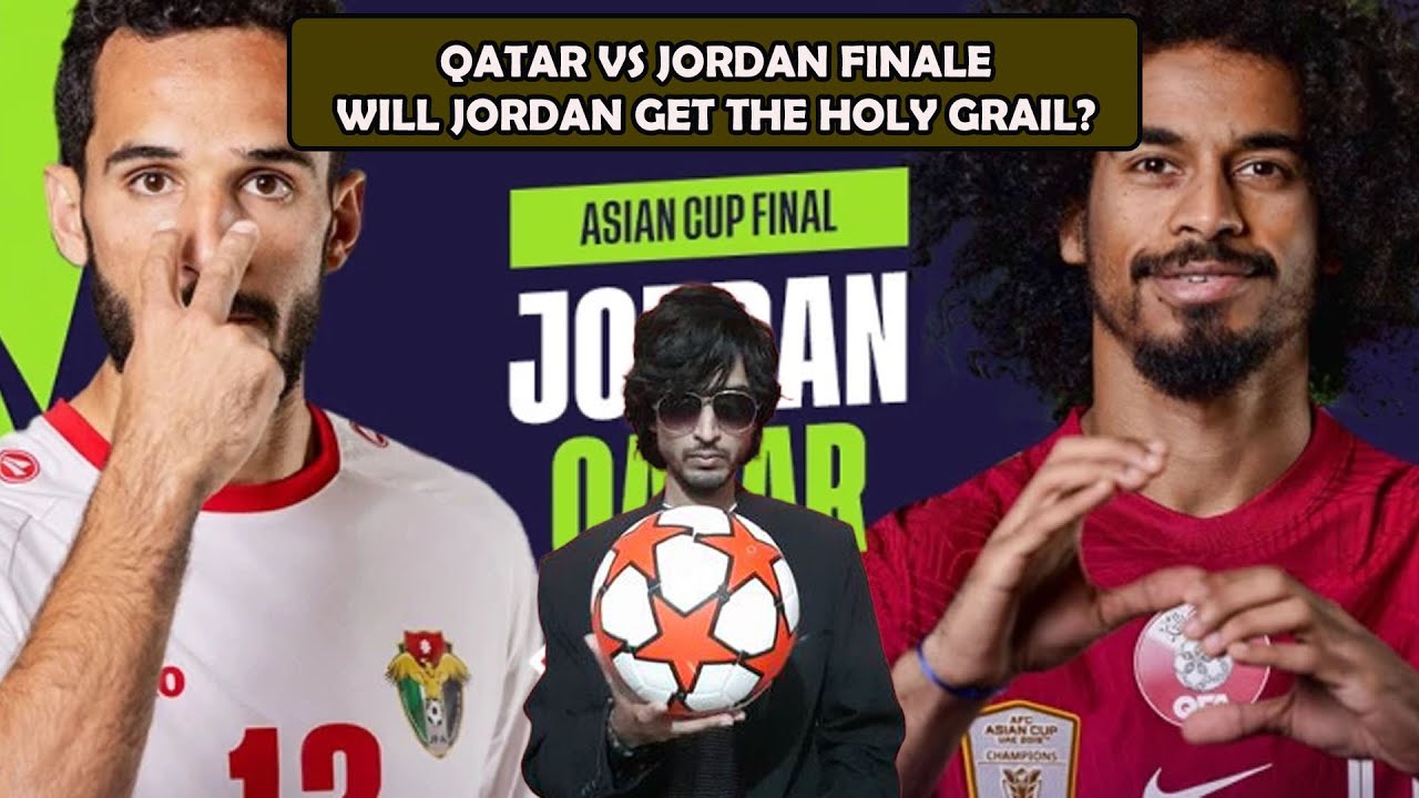 QATAR VS JORDAN FINAL | MATCH REACTION & WATCH ALONG - YouTube