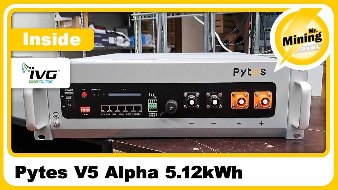 Inside the Pytes V5 Alpha 5.12kWh Batterie mit Heizung! from IVG Energy ...