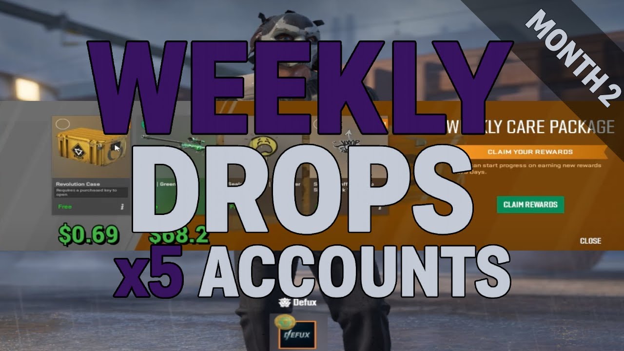 CS2 Weekly Drops Series – Month 2 (x5 Accounts!) | Can We Beat Last ...