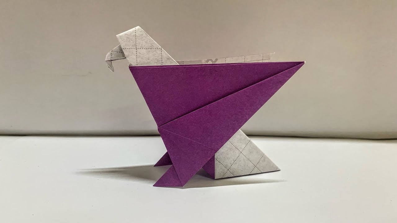 Origami Bald Eagle Easy | How To Make Bald Eagle Easy | Origami Tutorial - YouTube