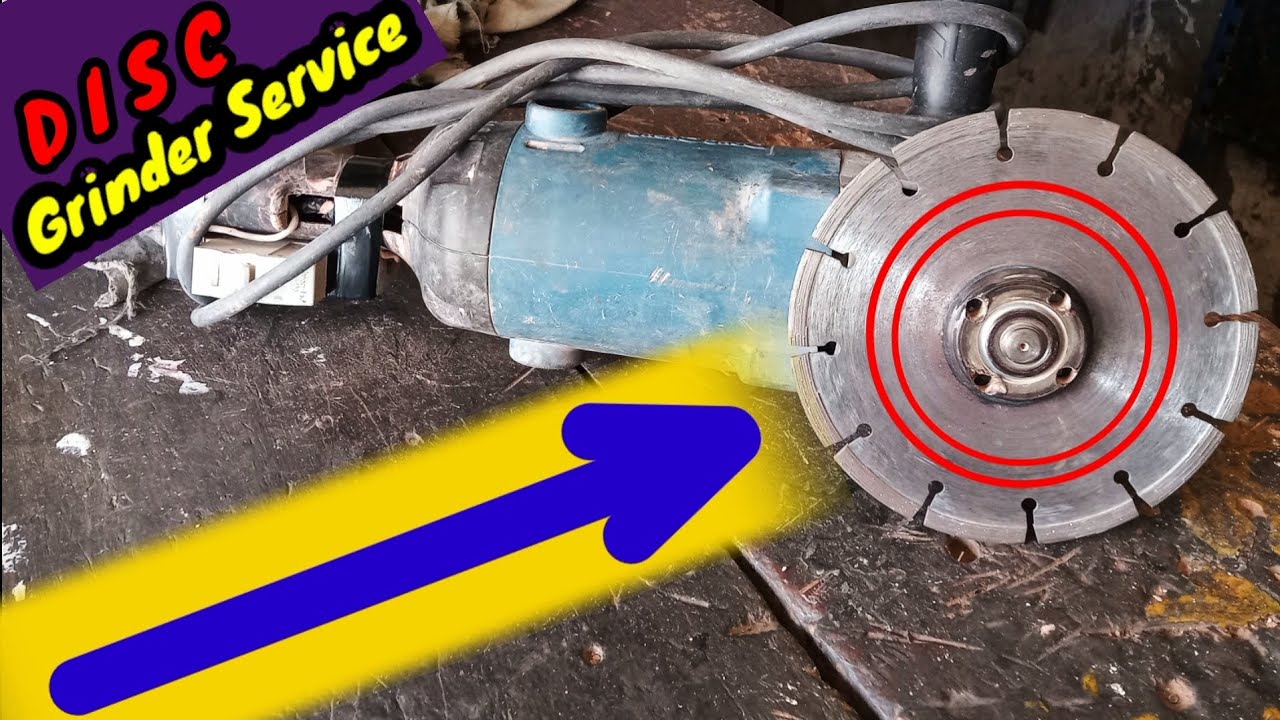 Watch this video on how to service a disc grinder - YouTube