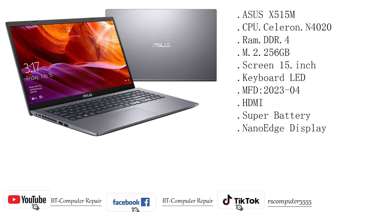 ASUS X515M - YouTube