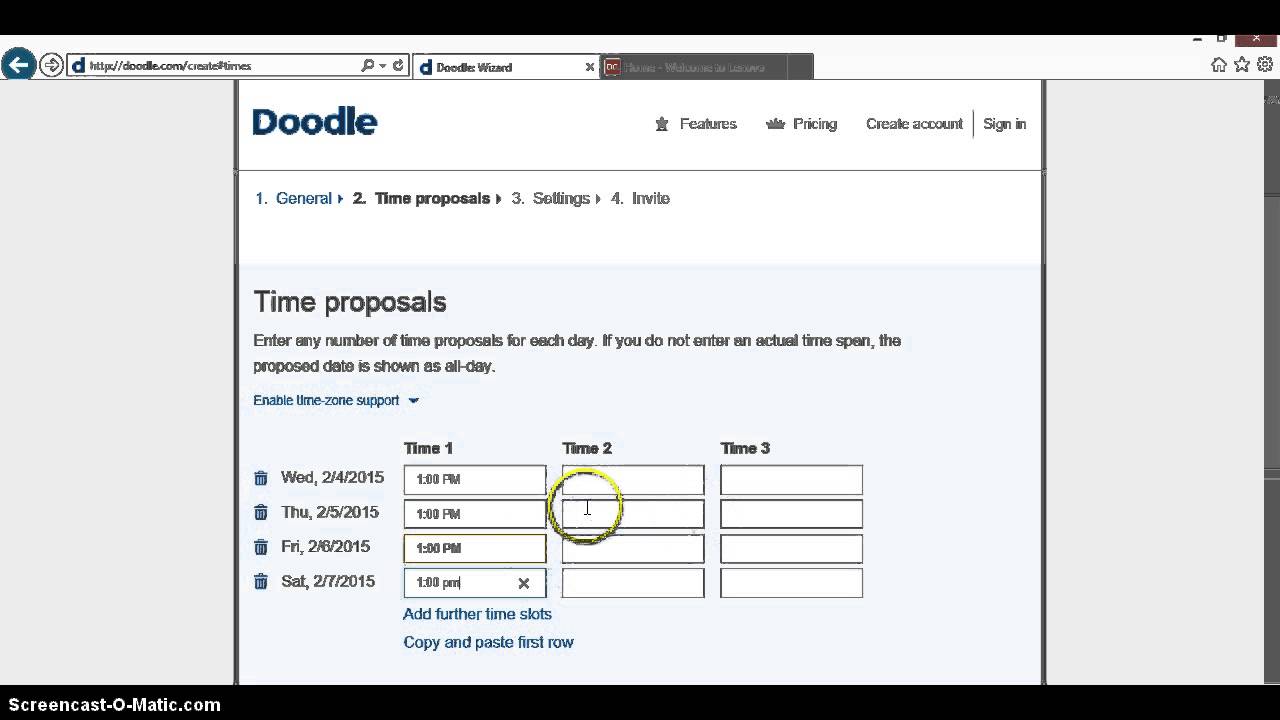 Online Appointment Doodle - YouTube