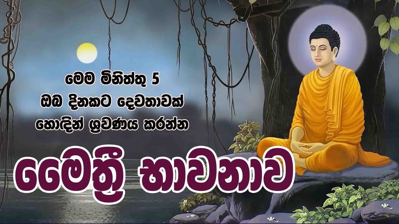 Maithree Bawanawa | මෛත්‍රී භාවනාව | Meth Sithuwili | Buddhist ...