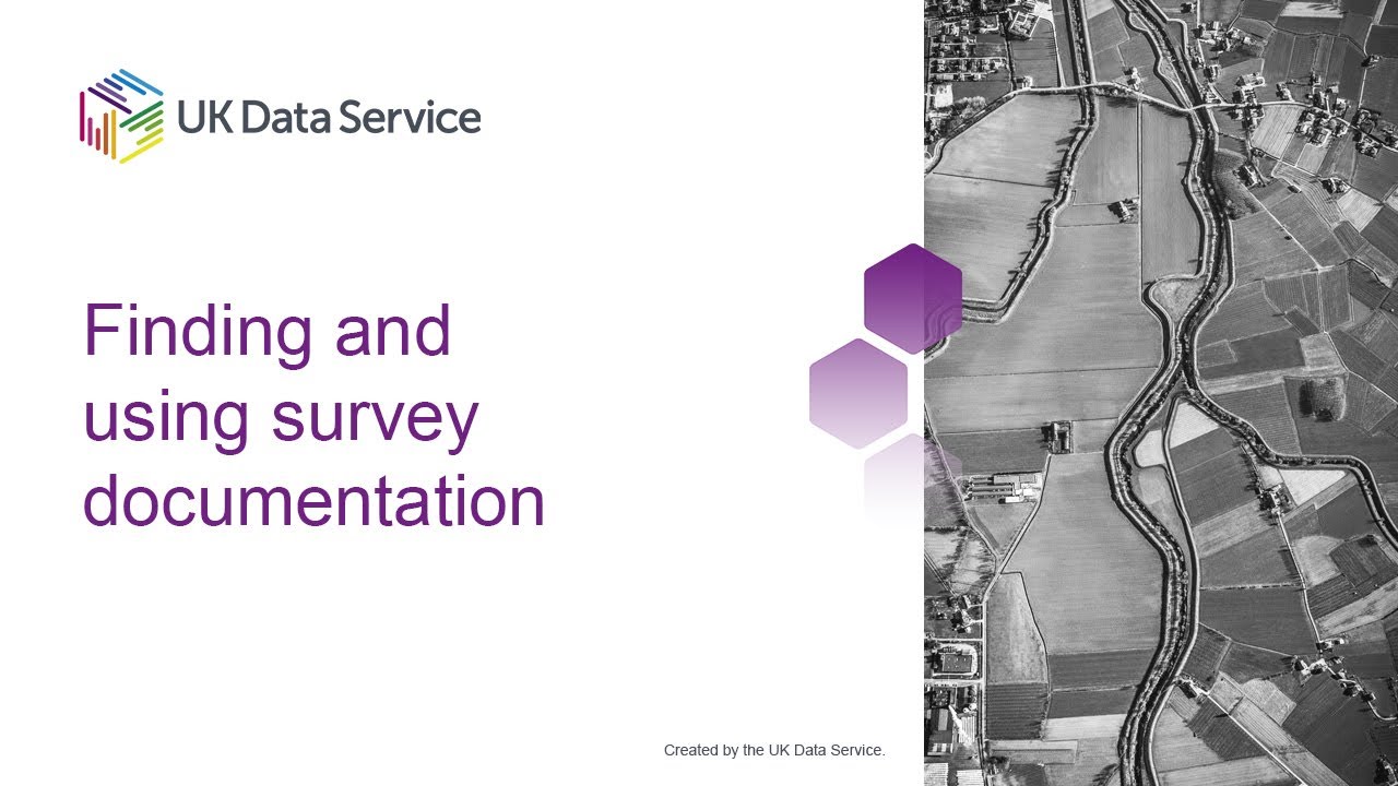 Finding and using survey documentation - YouTube