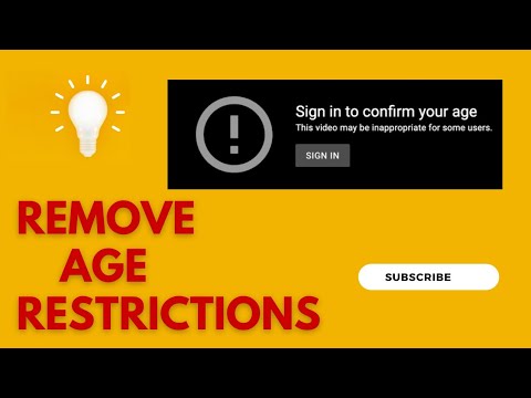 How To Remove Age Restriction On YouTube App (Easy & Working) - YouTube