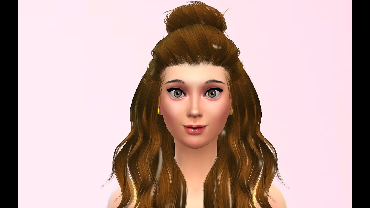 Sims 4 | CAS | Princess Belle (Casual & Formal) - YouTube
