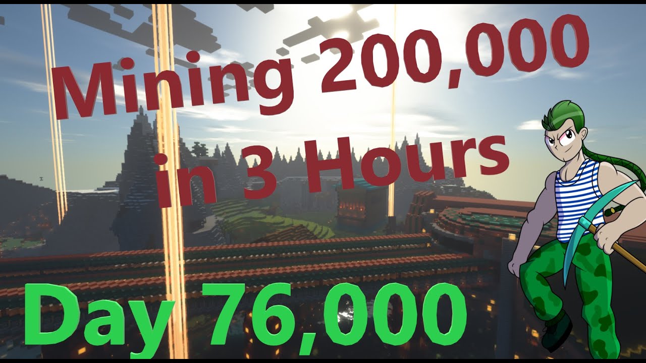 Mining 200,000 Blocks in 3 Hours | LIVE - YouTube