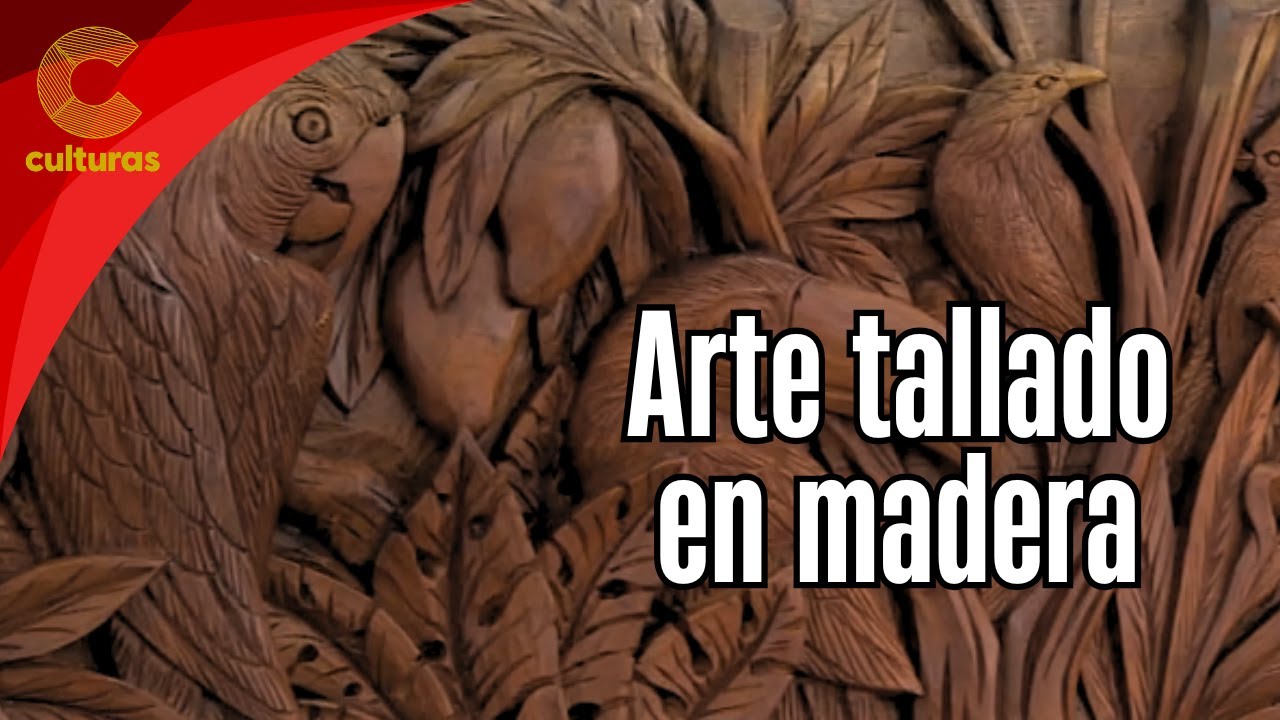 El arte tallado en madera. - YouTube