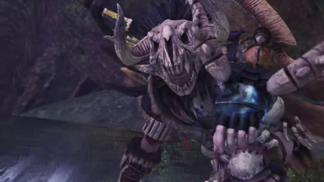 Monster Hunter World: Anjanath Cinematic Scene - YouTube