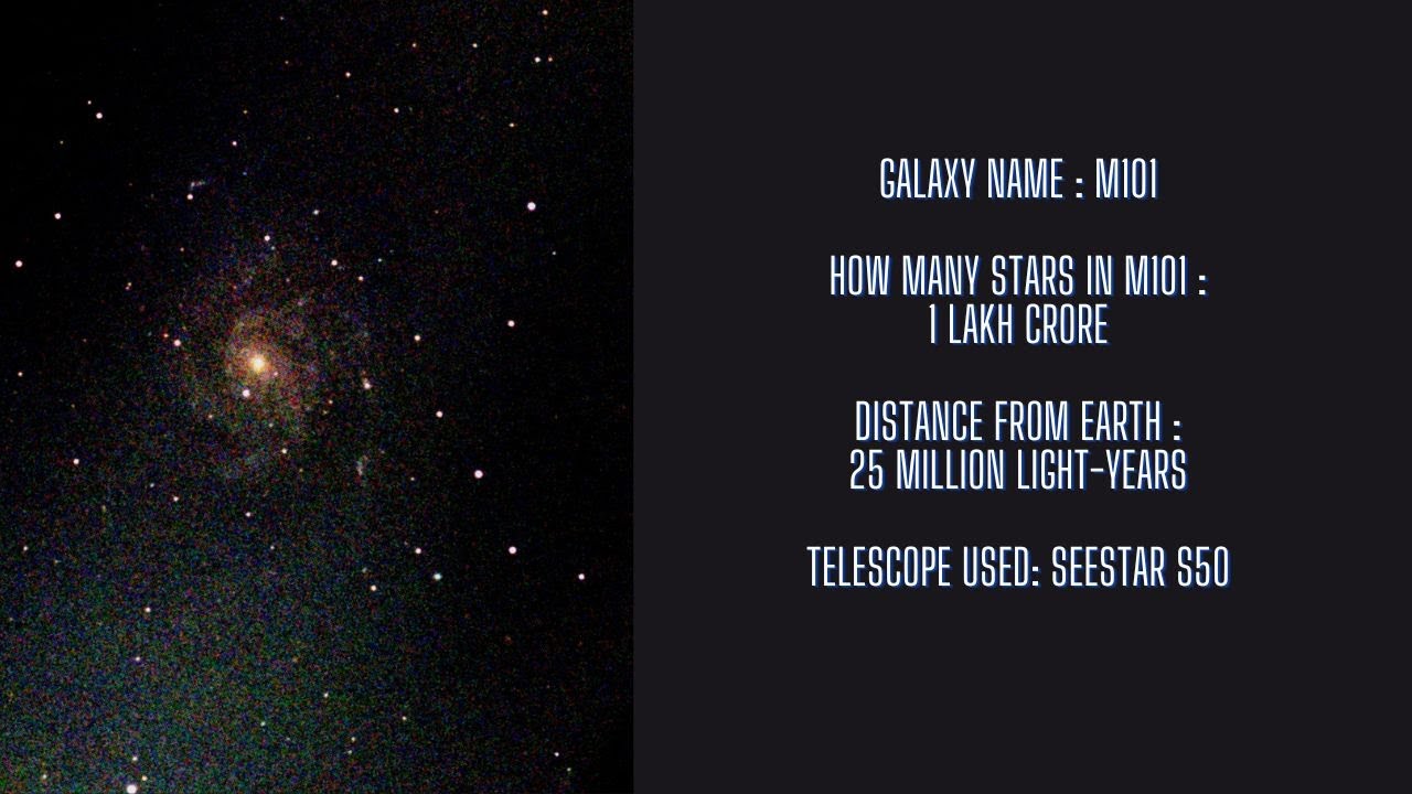 M101 Galaxy - Seestar S50 - YouTube